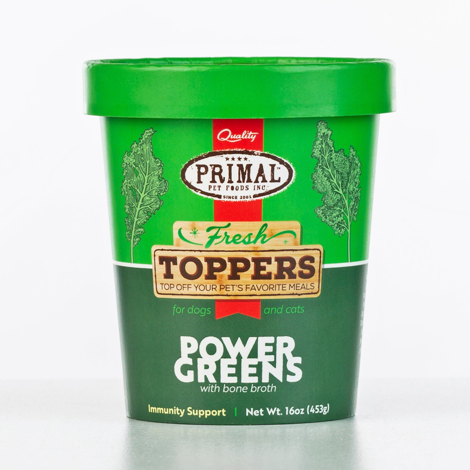 Primal Fresh Toppers Power Greens (Frozen) — American Tails Pet Supplies